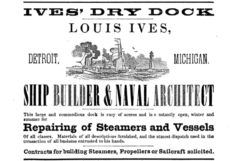 Detroit’s first dry dock – Stories
